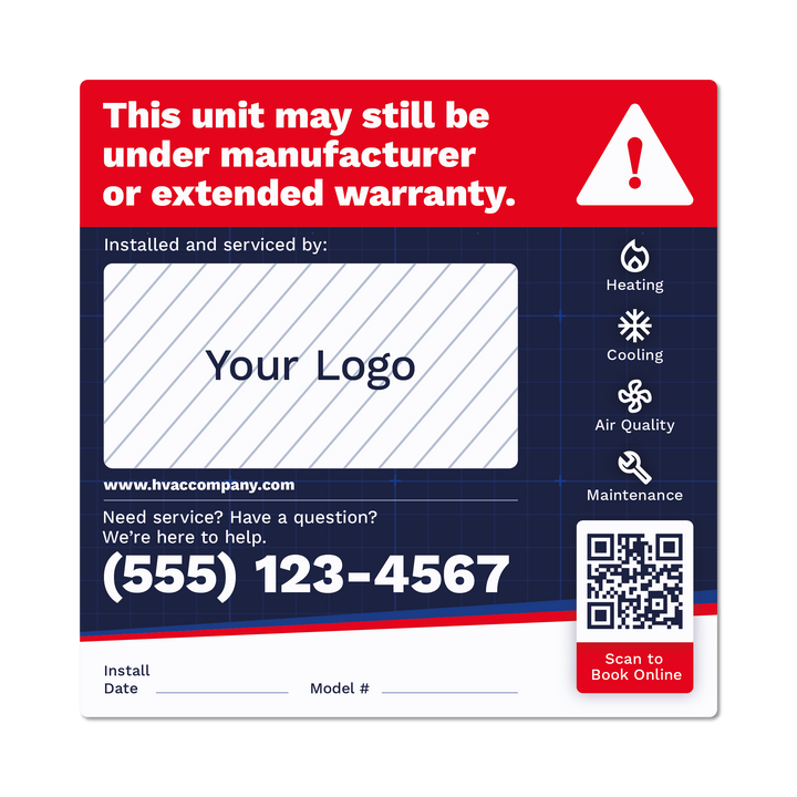 HVAC Stickers – Stickymade