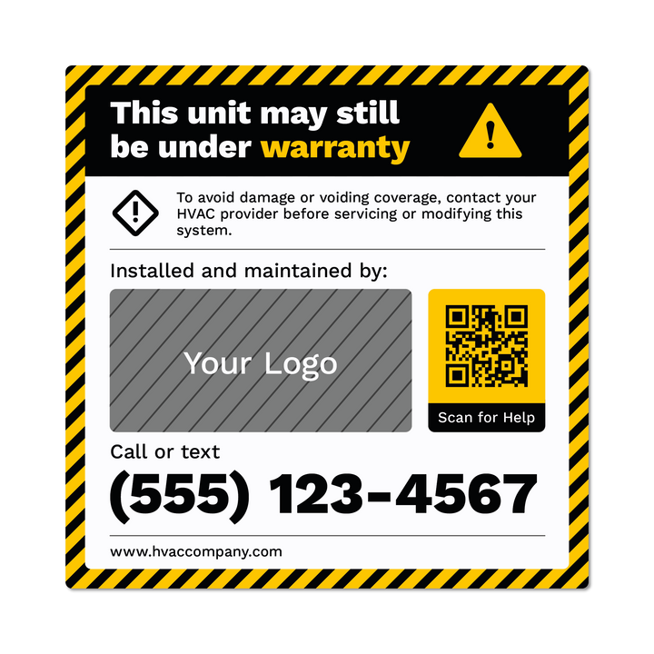 HVAC Stickers – Stickymade