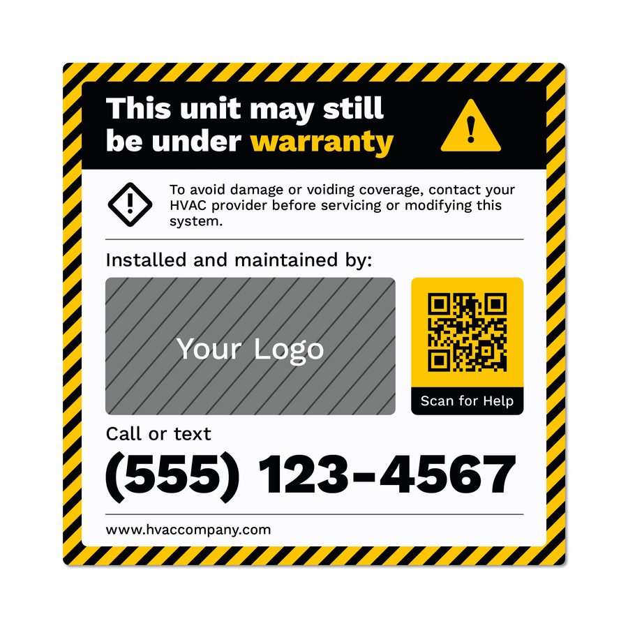 HVAC Stickers – Stickymade