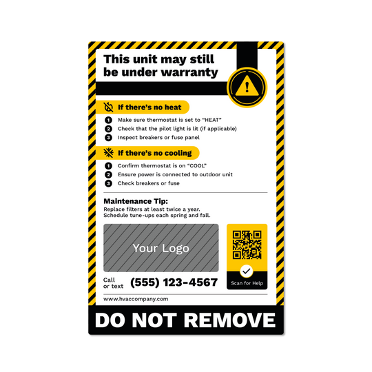 HVAC Stickers – Stickymade