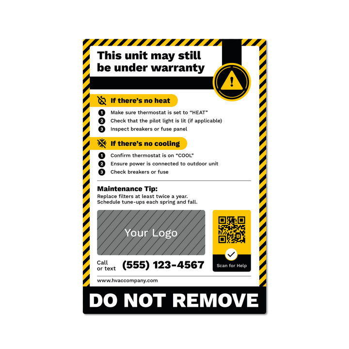 HVAC Stickers – Stickymade