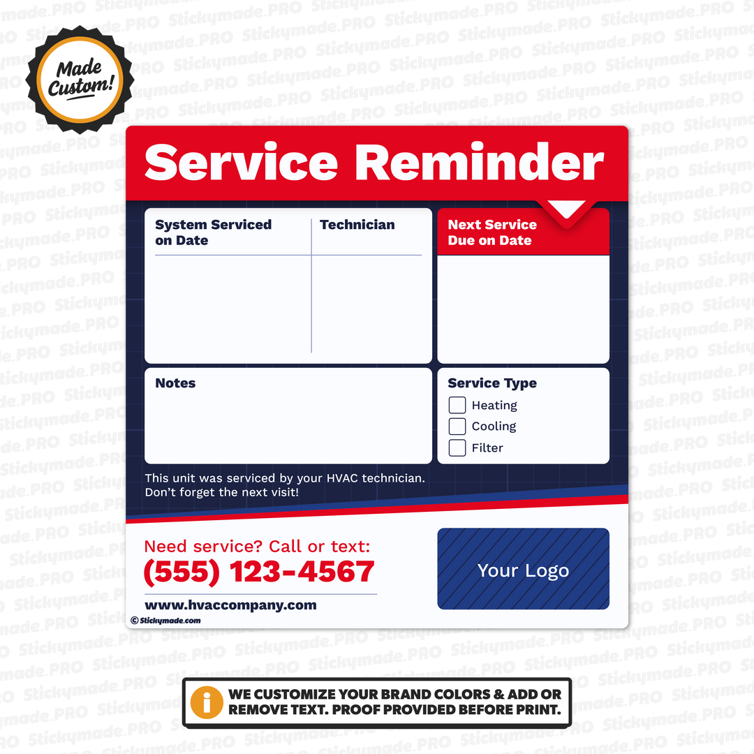 HVAC Stickers – Stickymade