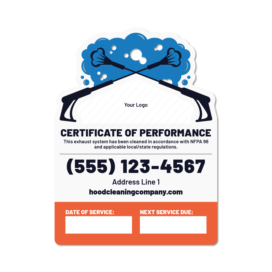 Hood Cleaning Stickers – Stickymade