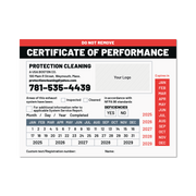 Hood Cleaning Stickers – Stickymade