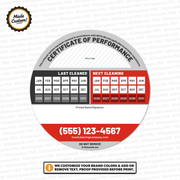 Hood Cleaning Stickers – Stickymade