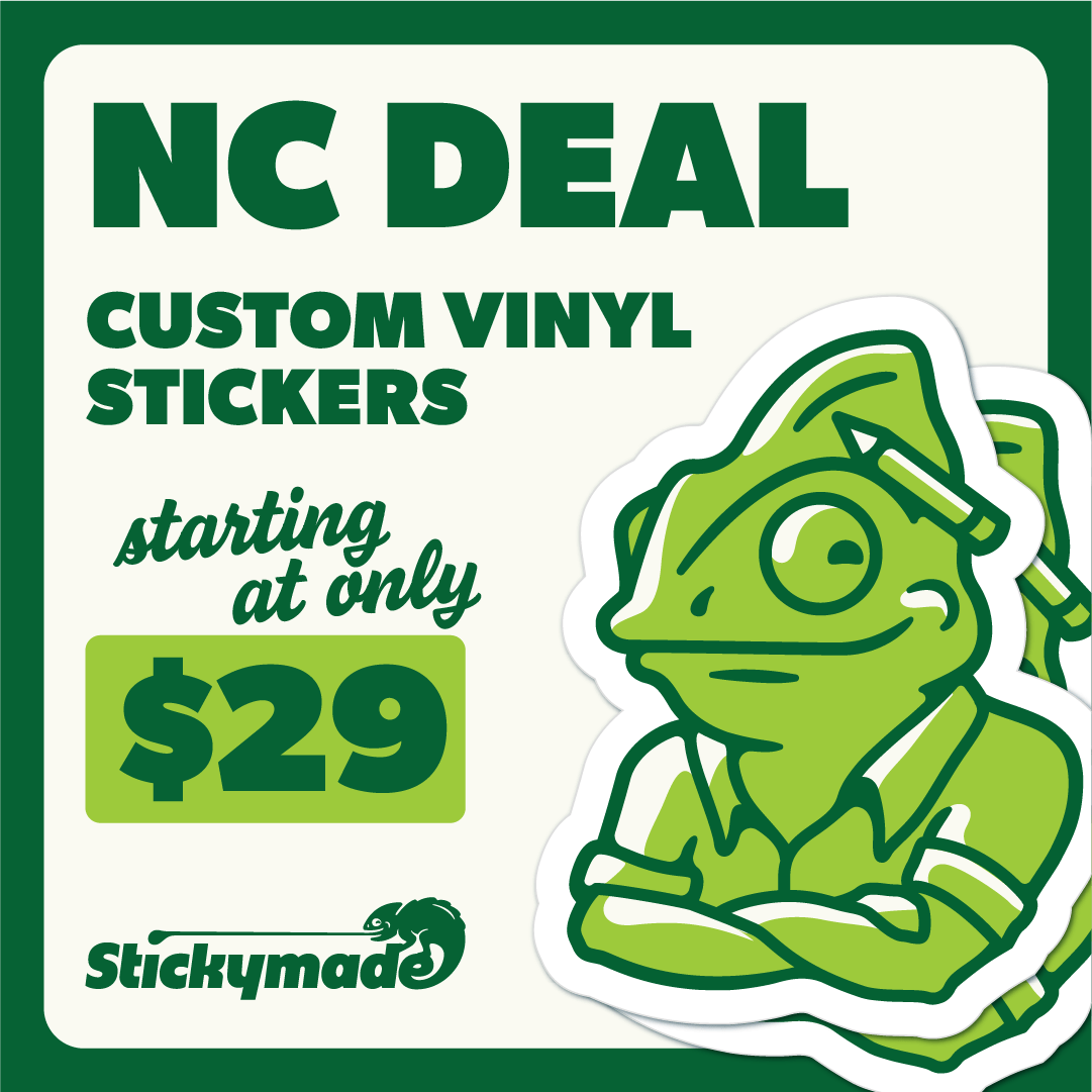 NC Custom Sticker Deal – Stickymade
